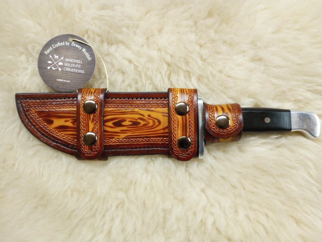 Scout Carry Woodgrain Knife Sheath for Buck 124 – Waddell Wildlife ...